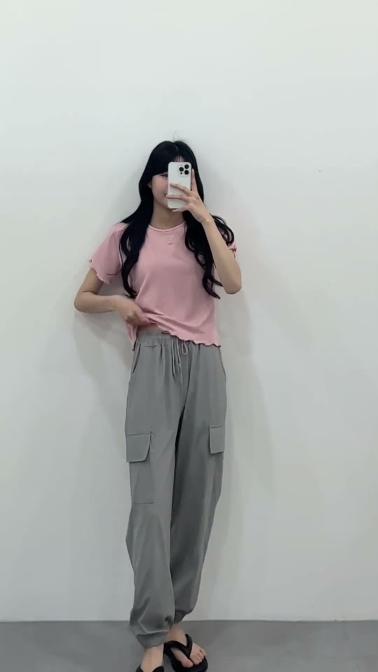 남녀공용쿨 아이스 냉장고 카고 조거팬츠 Youtube