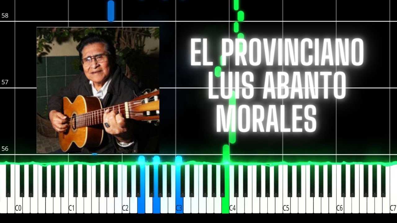EL PROVINCIANO | LUIS ABANTO MORALES PIANO TUTORIAL (Sheet in the ...