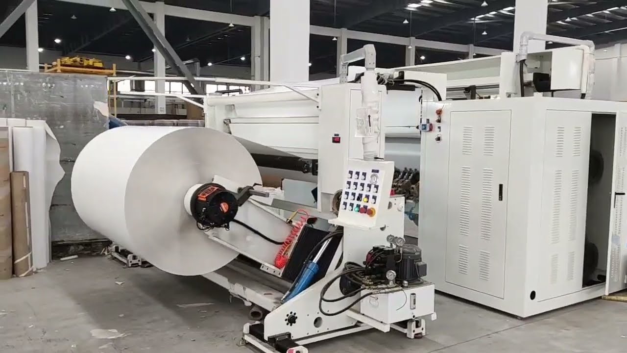 DSE16，Automatic slitting machine - YouTube
