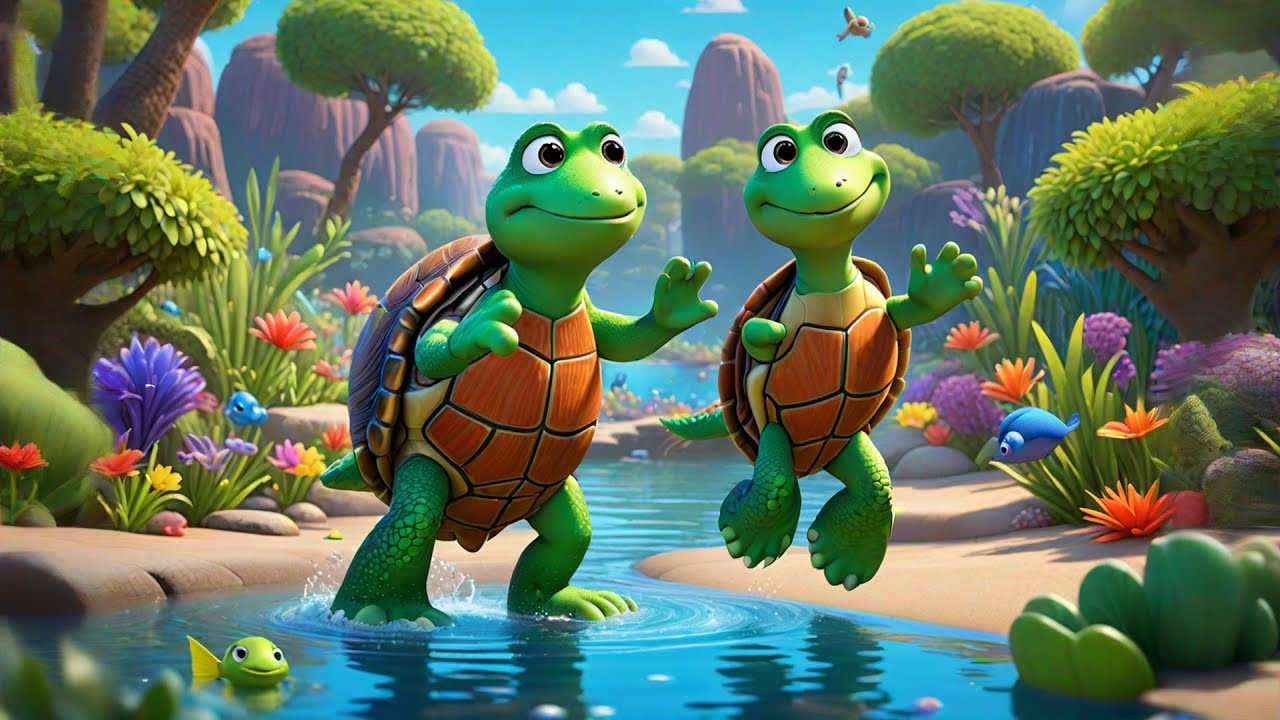 Five Dancing Turtles Spell Their Names | Learn Spelling and Names ...