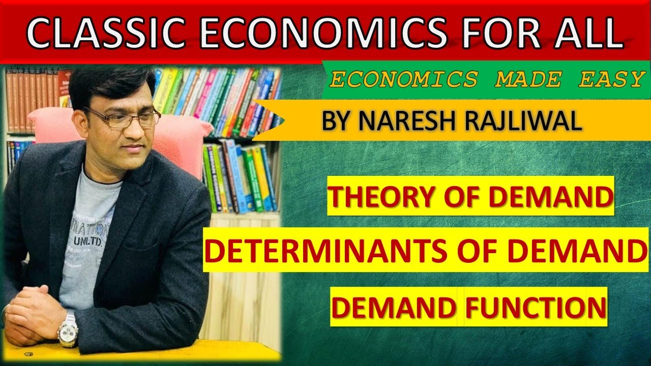 Determinants of Demand | Demand Function |Microeconomics | Theory of ...
