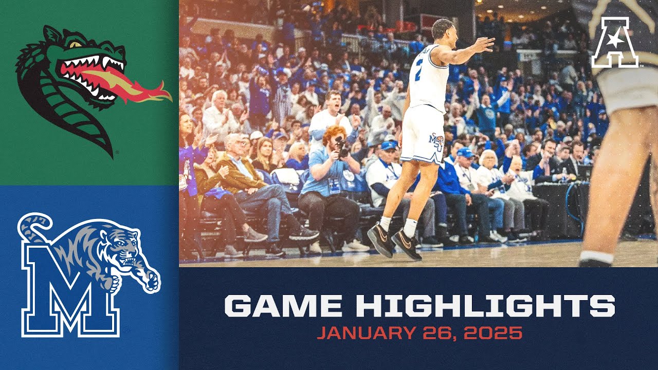 Game Highlights: UAB vs. Memphis (Jan. 26, 2025) - YouTube