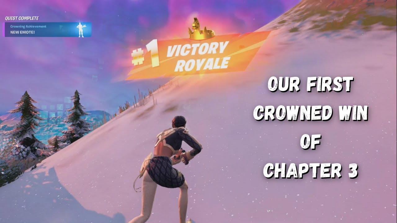 Our First Crowned Win of Fortnite Chapter 3 (Late Upload) - YouTube
