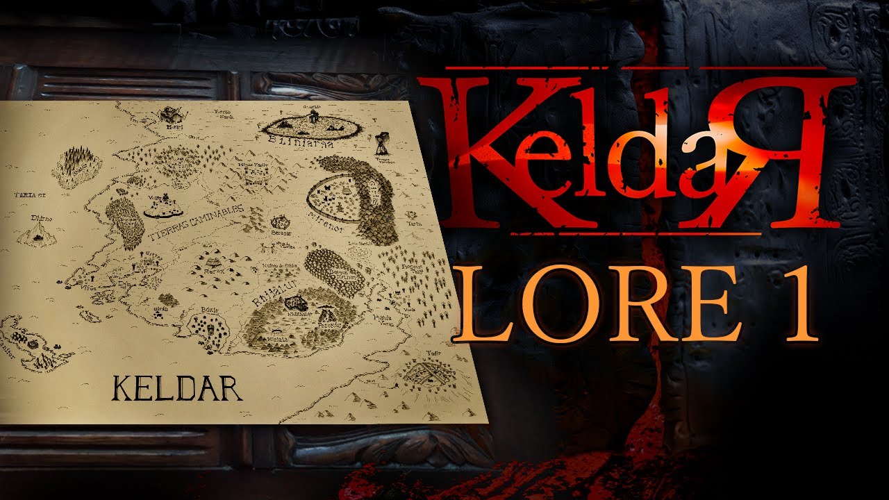 KELDAR TCG - Lore 1 - Mapa mundi - YouTube
