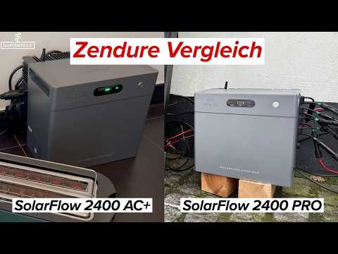 Zendure SolarFlow 2400 Pro vs. SolarFlow 2400 AC+ | Ein Vergleich der beiden Systeme.