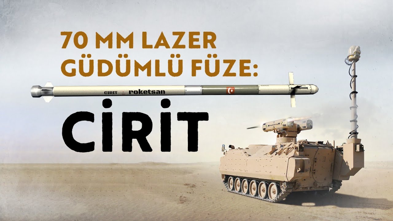 70 MM LAZER GÜDÜMLÜ FÜZE: CİRİT - YouTube