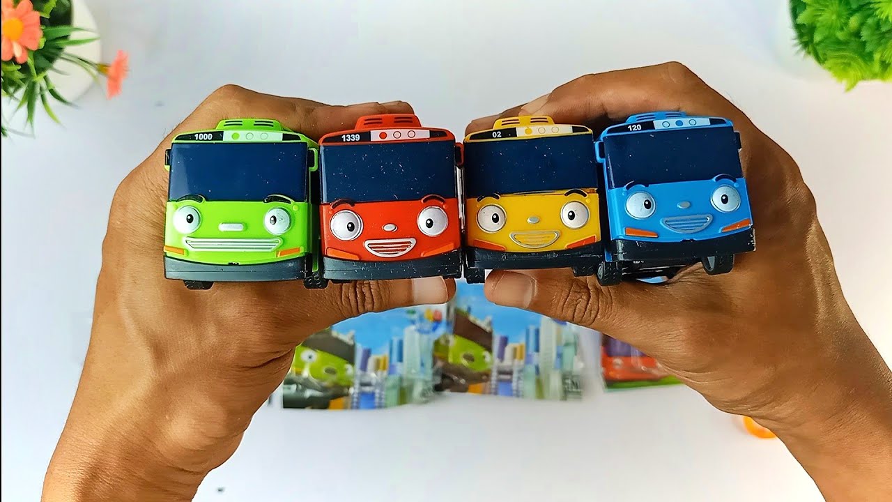 Unboxing Bus Tayo , Bus Gani , Bus Lani , Bus Rogi Dan Bus Lainya - YouTube