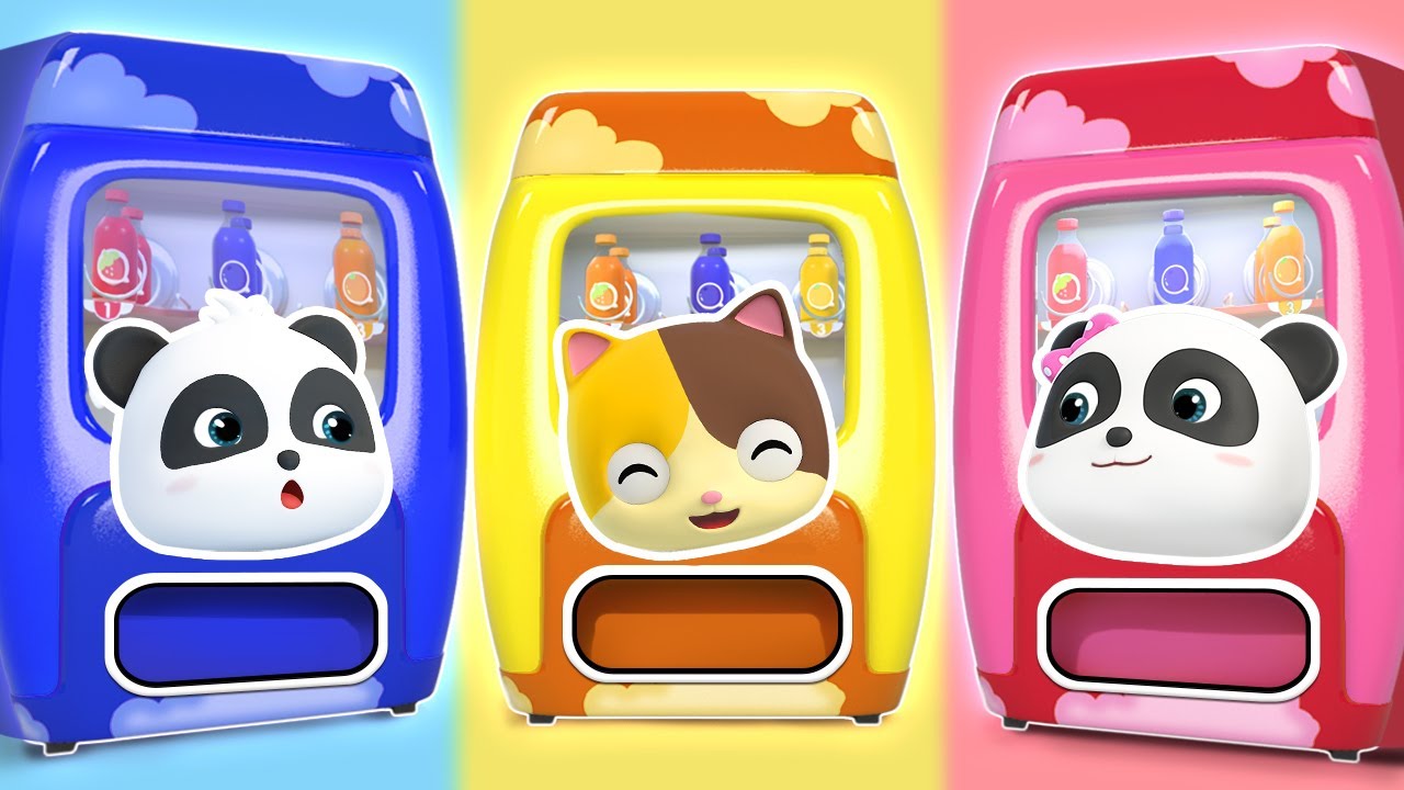BabyBus Magical Vending Machine | Kids Cartoon | Funny Cartoon - YouTube