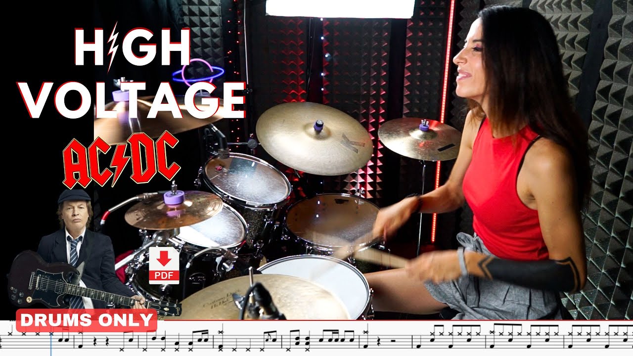 High Voltage - AC/DC - Drums Only - YouTube