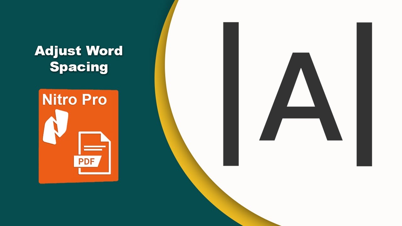 How to Customize Word Spacing in Any PDF File in Nitro Pro PDF Editor ...