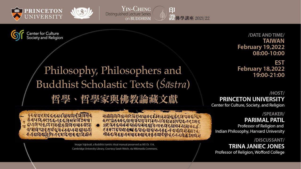 Philosophy, Philosophers, and Buddhist Scholastic Texts - Parimal Patil ...