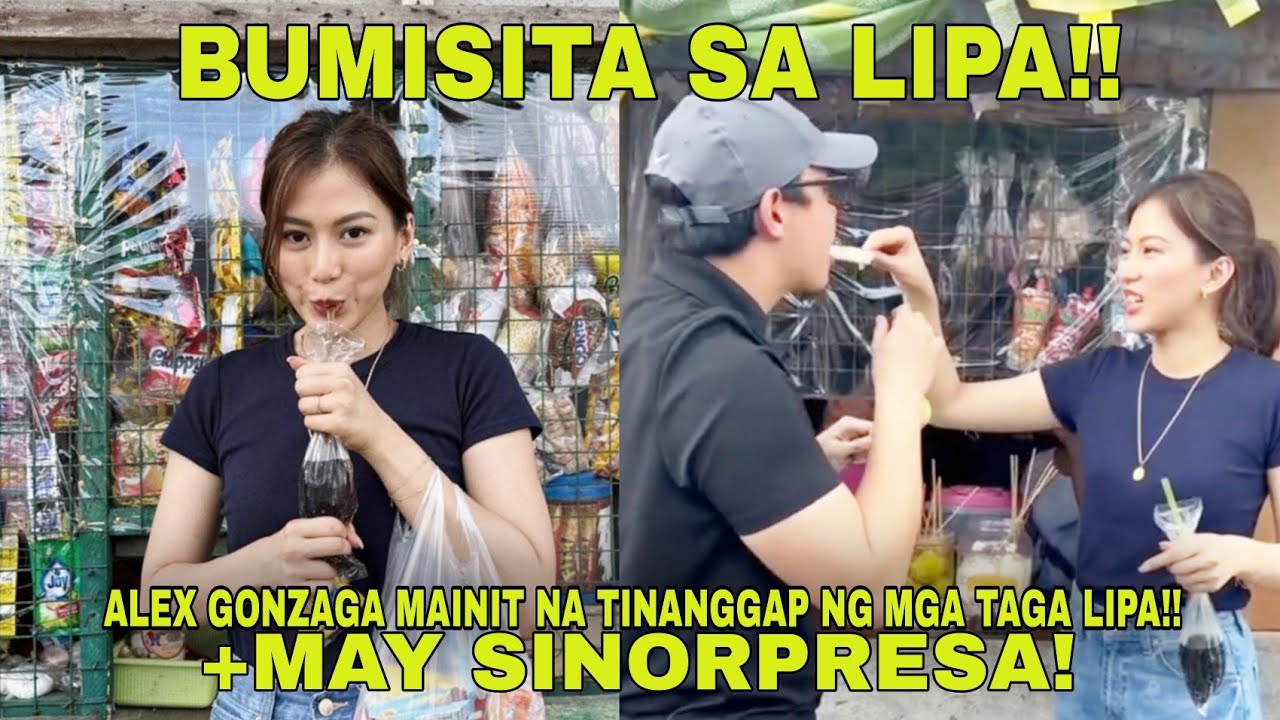 ALEX GONZAGA BUMISITA SA LIPA BATANGAS!! +MAY SINORPRESA KASAMA SI ...