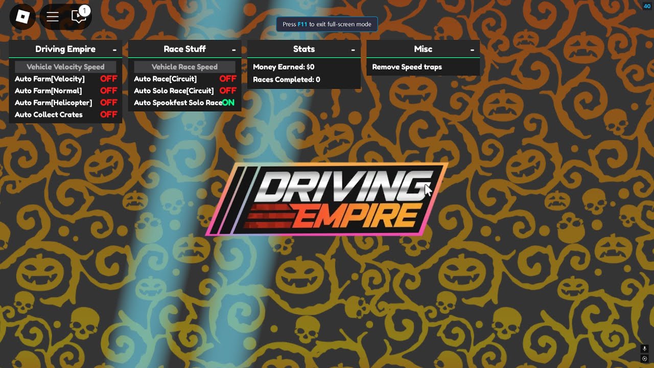 [🎃] Driving Empire 🏎️ Car Racing op script | Auto Drive, Auto Collect ...