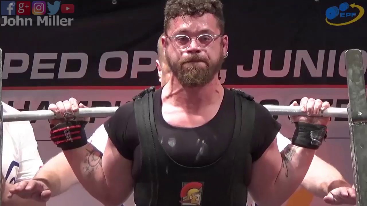 Anthony Cusano - 825kg 9th Place 93kg - European Open Powerlifting ...