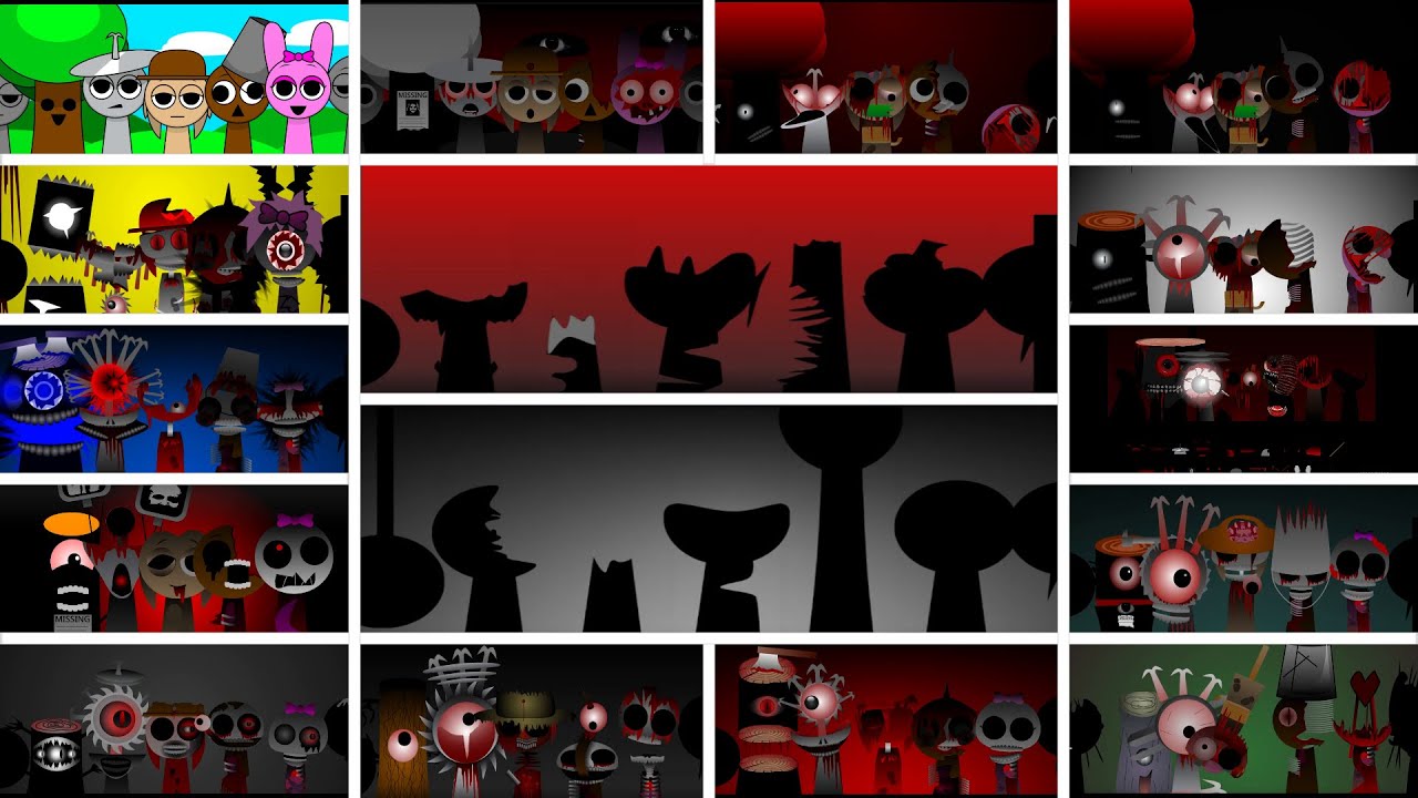 New Incredibox Sprunki With ALL Characters Together ! Mr.Tree x Clukr x ...