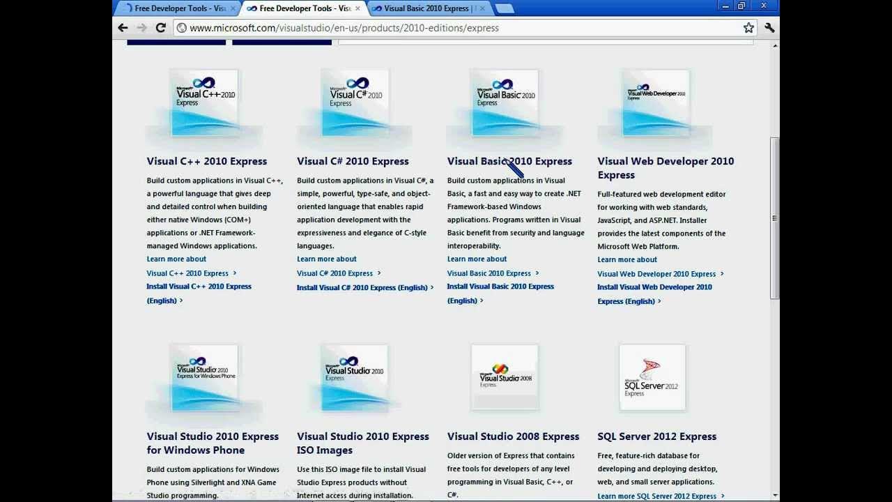 VB.NET Urdu Tutorial 1 - Downloading Free VB.NET (Visual Studio) - YouTube