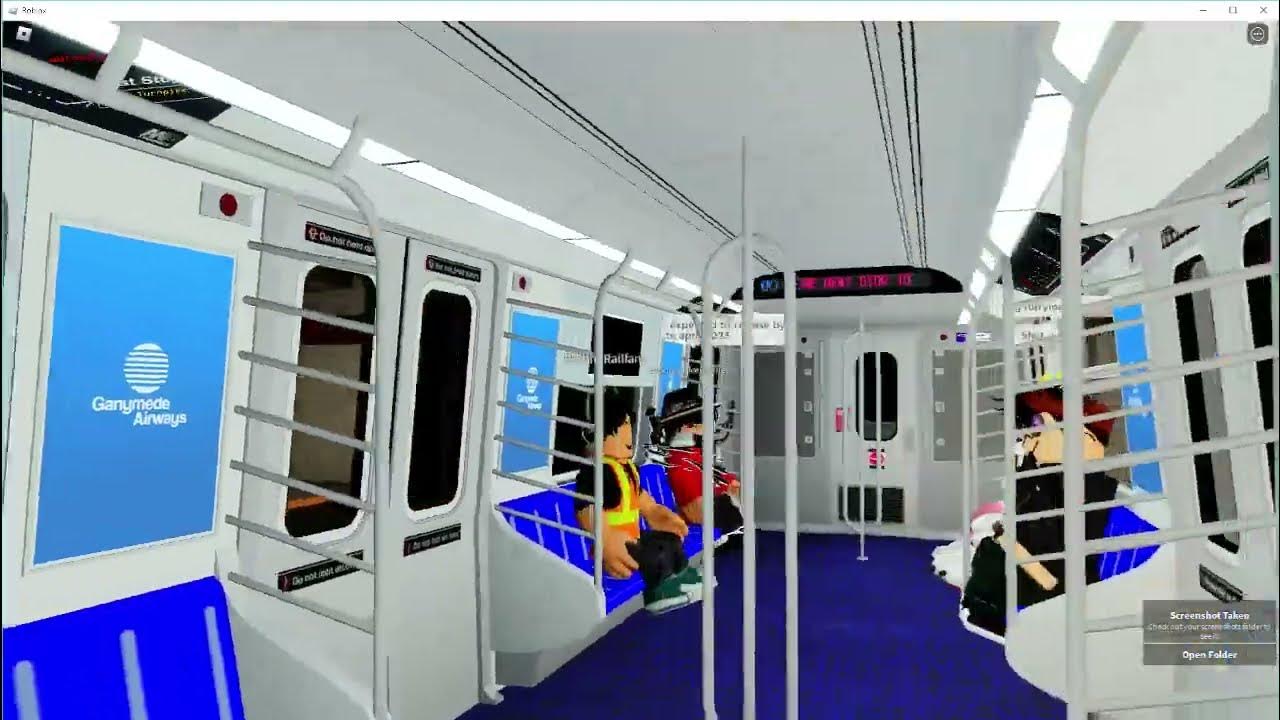 [Roblox PTA 5th Ave Line] Random admin run and server crash w/ @ethan_railfans & @mta ...