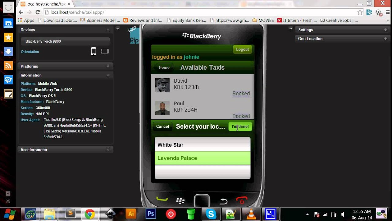 On-Time Taxi App - YouTube
