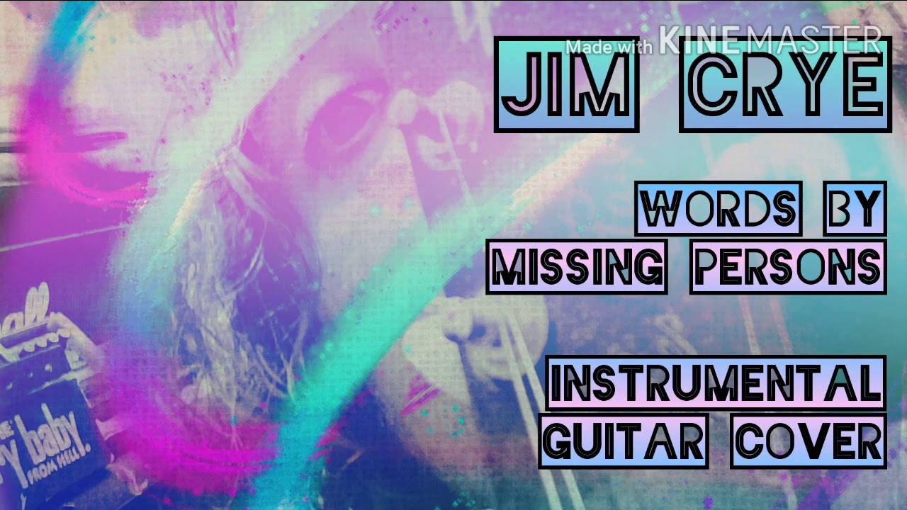 Words by Missing Persons Instrumental Cover. - YouTube