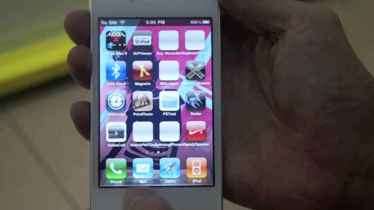 Giao diện Multitasking thử nghiệm của iOS trên iPhone 4 - YouTube
