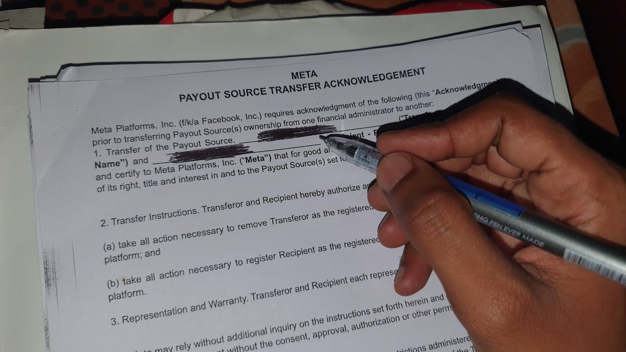 Facebook Business Type Problem | Meta Payout Source Transfer ...