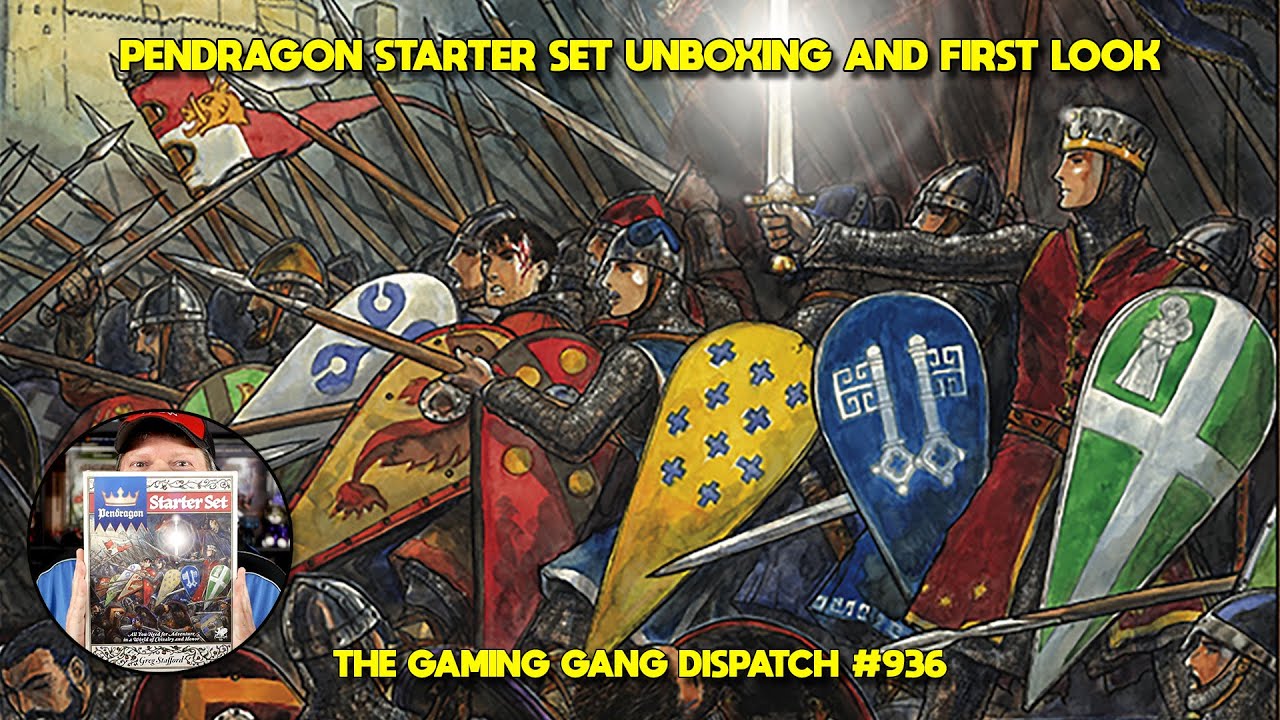 The Pendragon Starter Set First Look on The Gaming Gang Dispatch EP 936 ...
