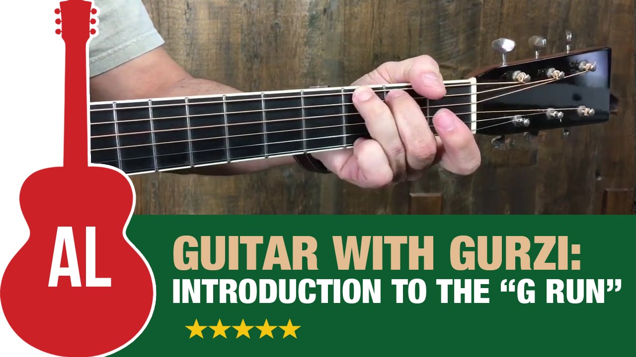Introduction to the "G Run" - A Simple Flatpicking Exercise - YouTube