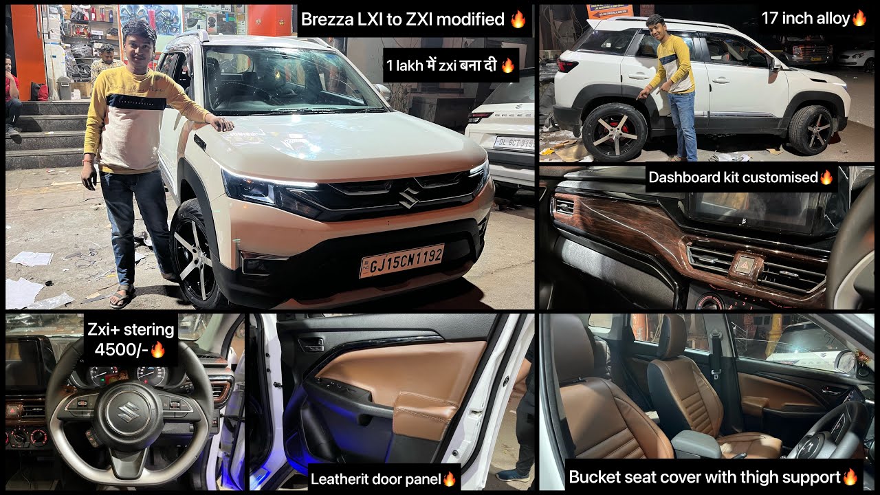 Brezza 2023 modified brezza 2023 lxi modification New brezza lxi to zxi ...