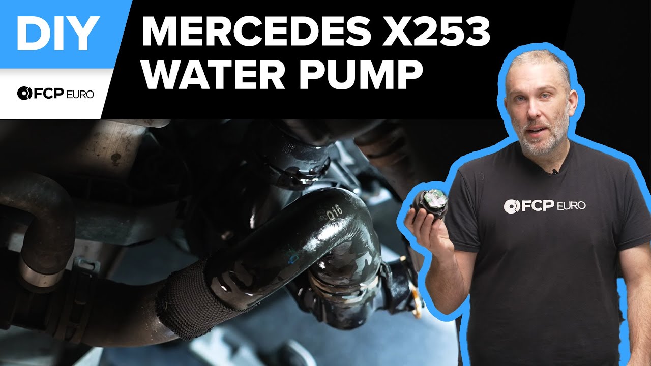 Mercedes GLC300 Low Temp Circuit Water Pump Replacement DIY (2016-2022 ...