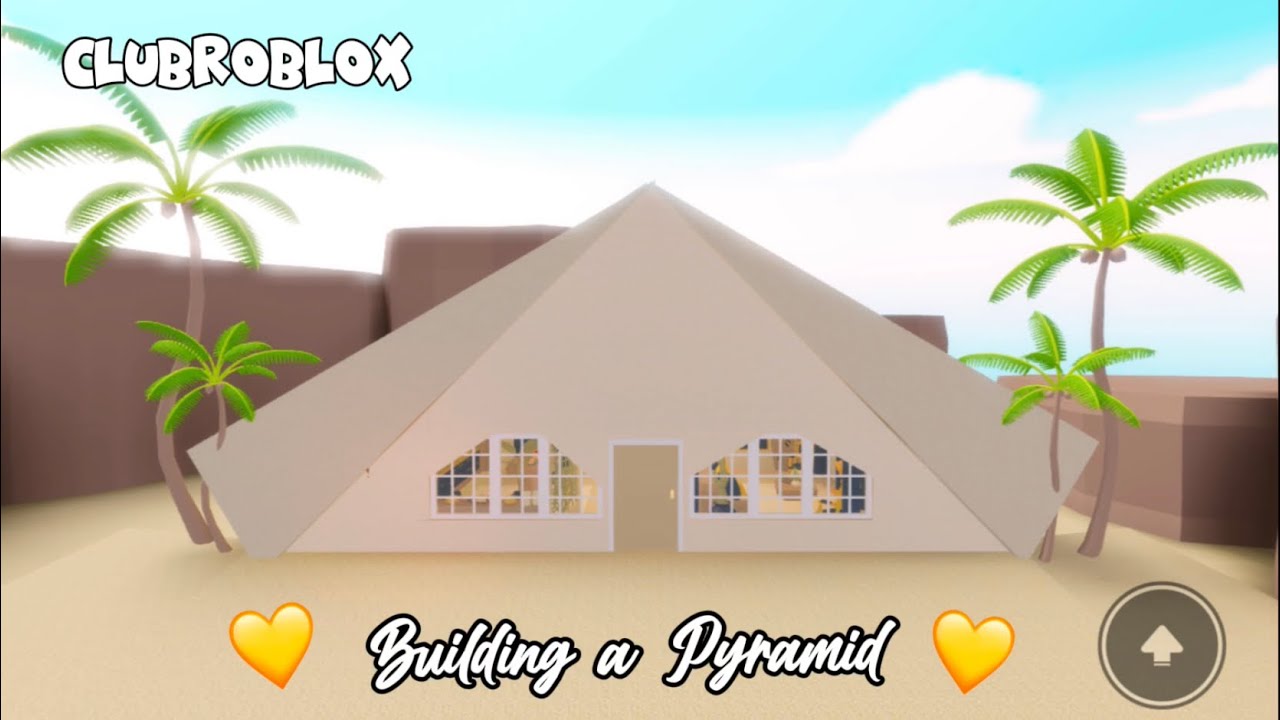 BUILDING a pyramid🕌in 💛club roblox💛(speedbuild +walkthrough) - YouTube
