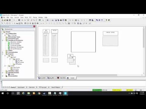 [PLC] Water Level PID control using Unity Pro XL - YouTube