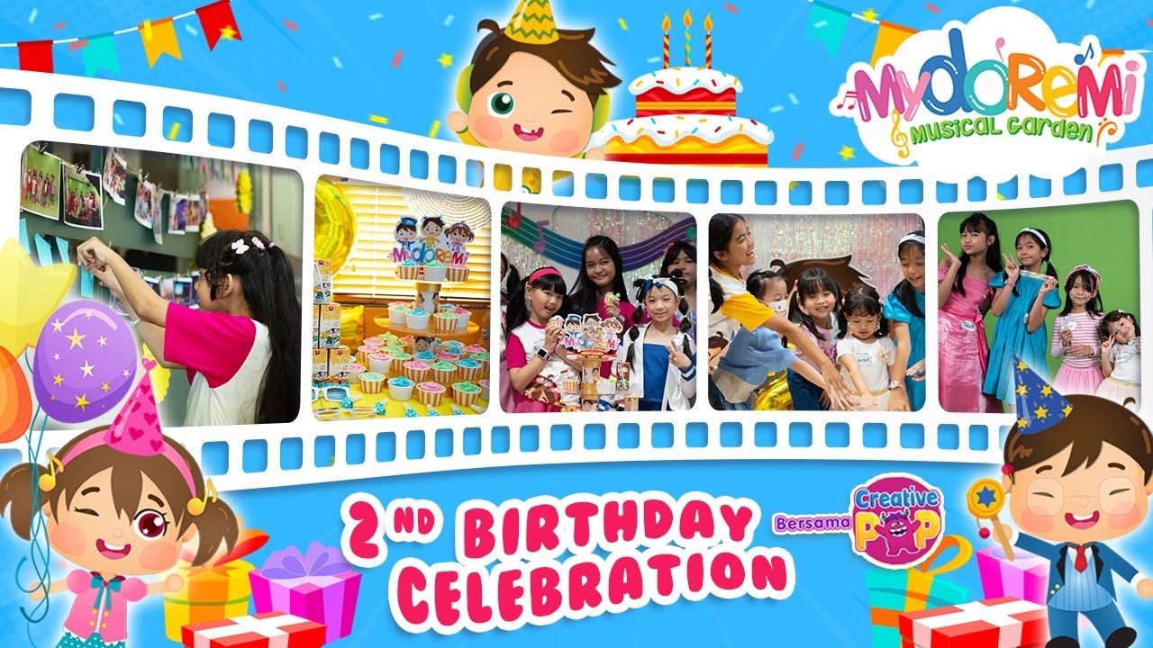Lagu Anak Anak Lucu I Birthday Mydoremi 2nd years | Selamat Ulang Tahun ...