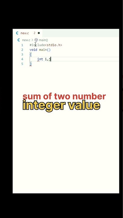 2 || sum of two number || 👹 language program #shorts #c #codingmaster #coding #developer # ...