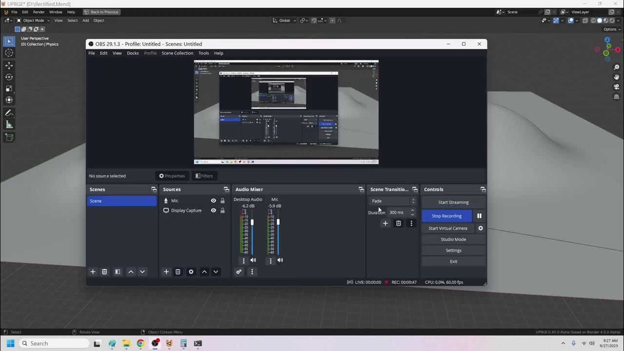 Third person shooter controls - (no physics engine) UPBGE + Geonodes - YouTube