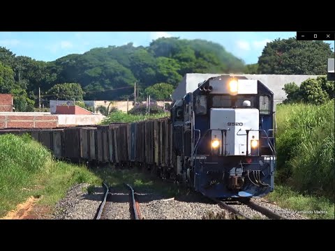 Trem em Sarandi com SD40T-2 9520 - Preview - YouTube