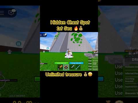 Hidden Chest Spot in 1st Sea 💰🤩 | Upper skylands | Blox Fruits Roblox #bloxfruits #roblox #gaming