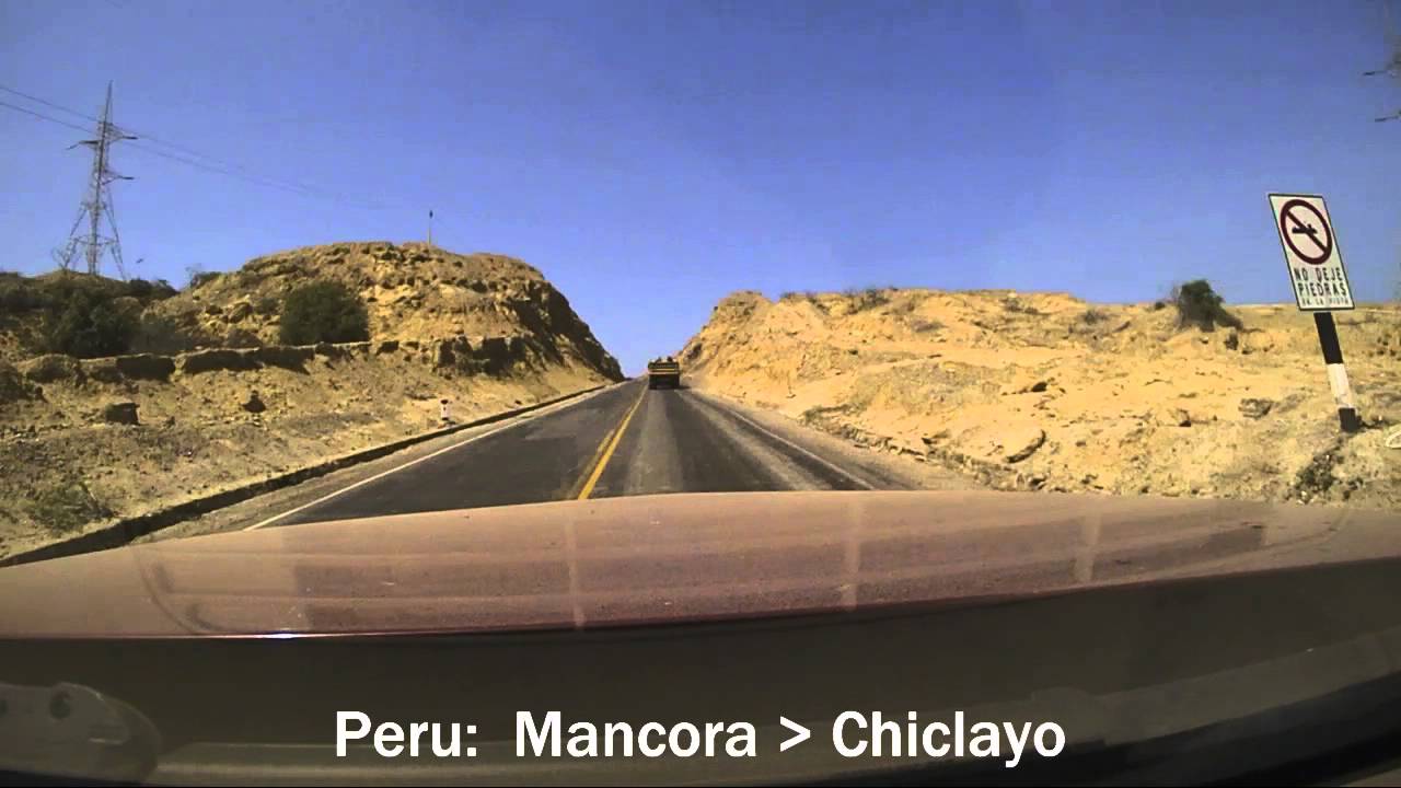 Ecuador - Peru Drive Timelapse: March 2016 Road Trip Driving Route ...