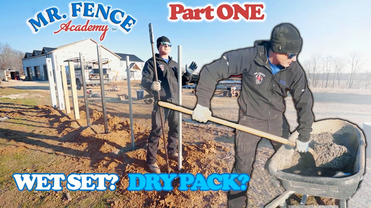 How should you set a fence post? | Testing Fence Post Installation ...