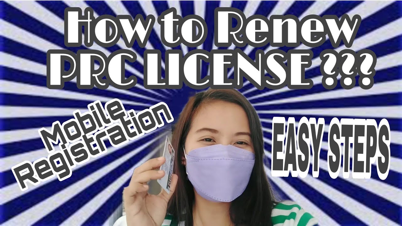 How to RENEW PRC license via online | Mobile Registration| EASY steps ...