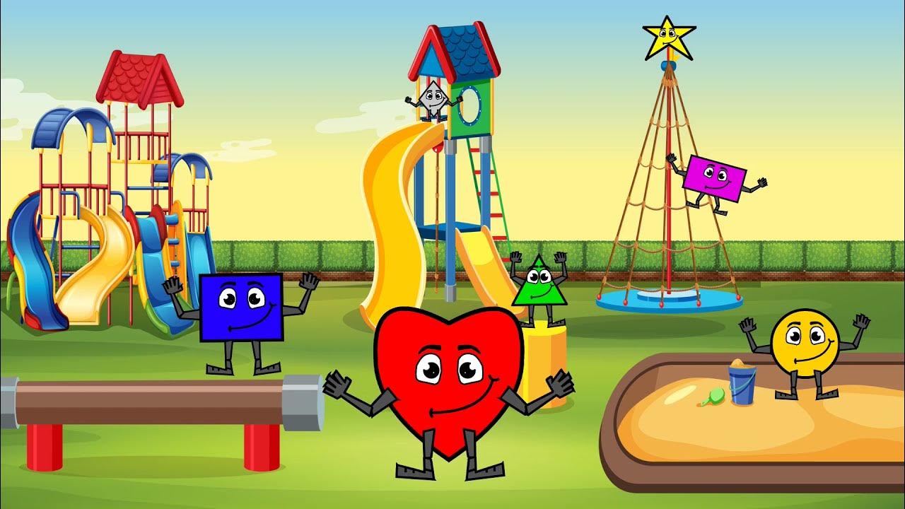 Shapes song for kids - Shapes rhyme - Square 🟦 Circle 🟠 Triangle 🔺 ...