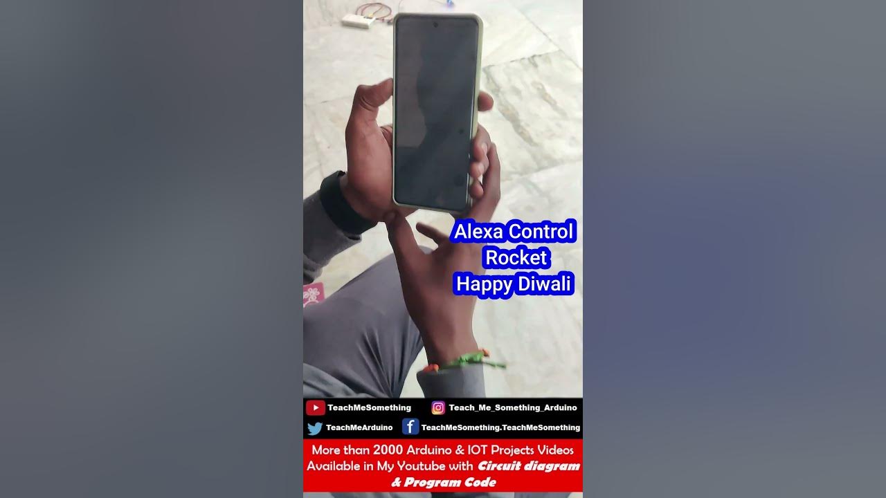 Alexa control Rocket ESP32 Project Sinric Pro || Diwali Rocket project with Alexa - YouTube