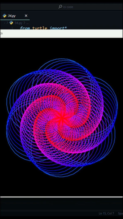 Graphic Animation Part 34 Using Pythonturtle Viralvideo Turtle Pythonlibrary New Coder