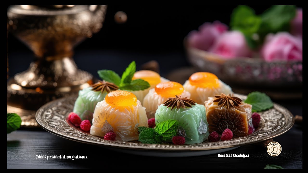 Idées présentation gateaux - YouTube