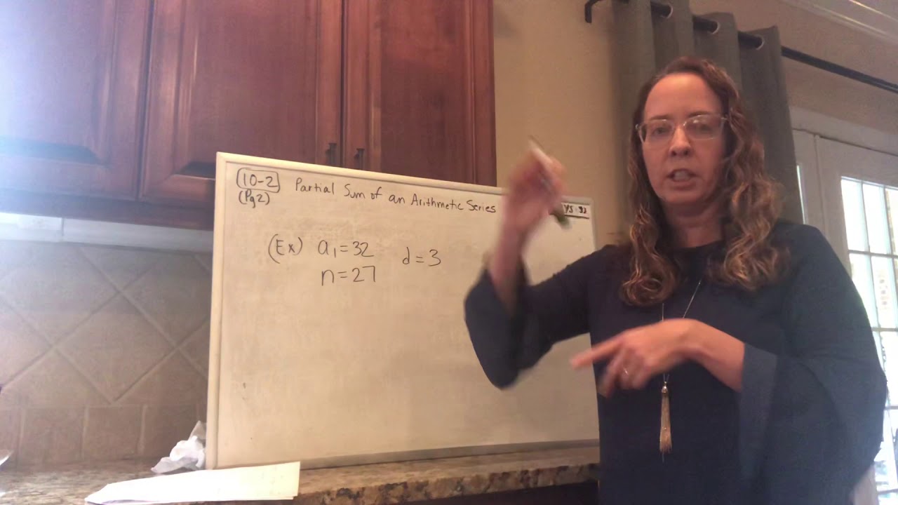 Partial Sum Of An Arithmetic Series YouTube partial-sum-of-an-arithmetic-series-youtube