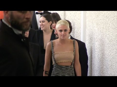 EXCLUSIVE : Kristen Stewart at her short film Come Swim premiere in Cannes