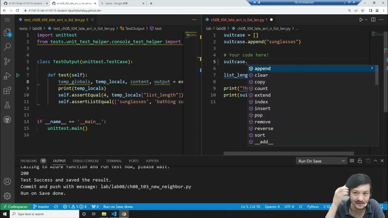 Lab 08 Python Lists and Dictionaries Demo - YouTube