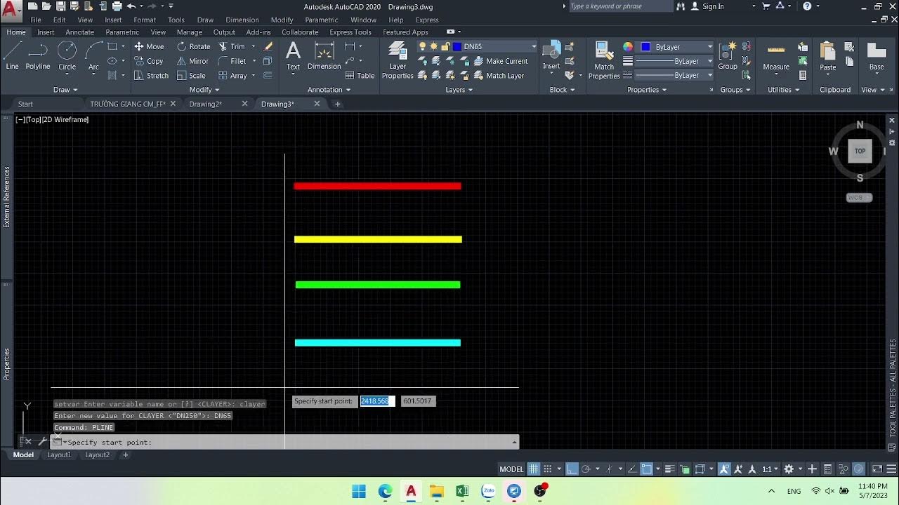 Lisp Cad thông dụng trong PCCC (pipe layer) - YouTube