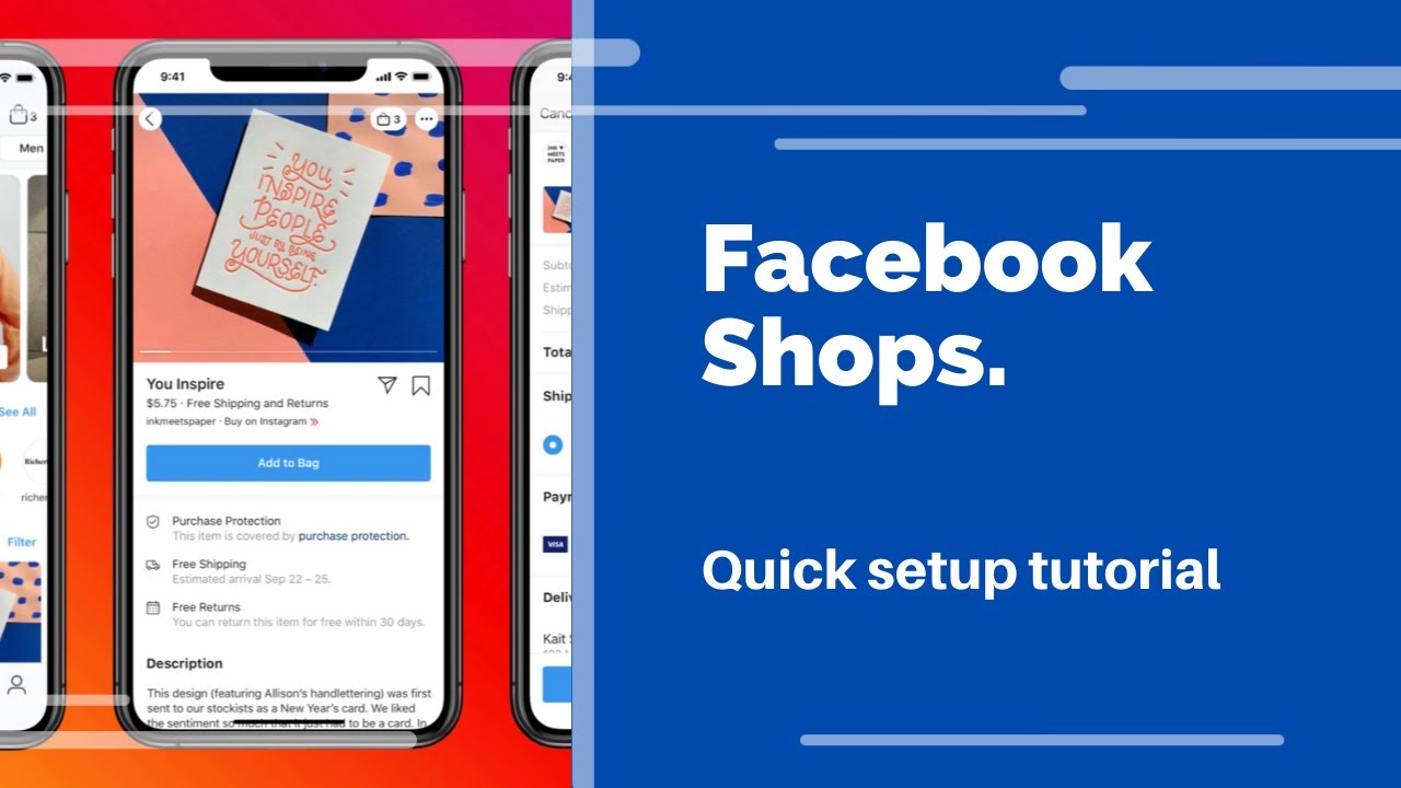 Facebook Shops tutorial (Quick review) - YouTube