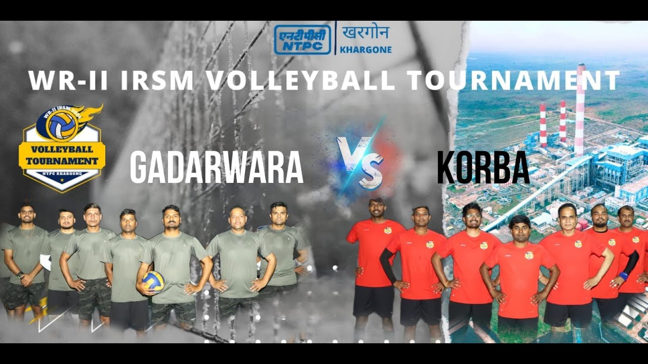 WR II IRSM VOLLEYBALL TOURNAMENT 2024 - HOSTED BY NTPC KHARGONE | SEMI ...