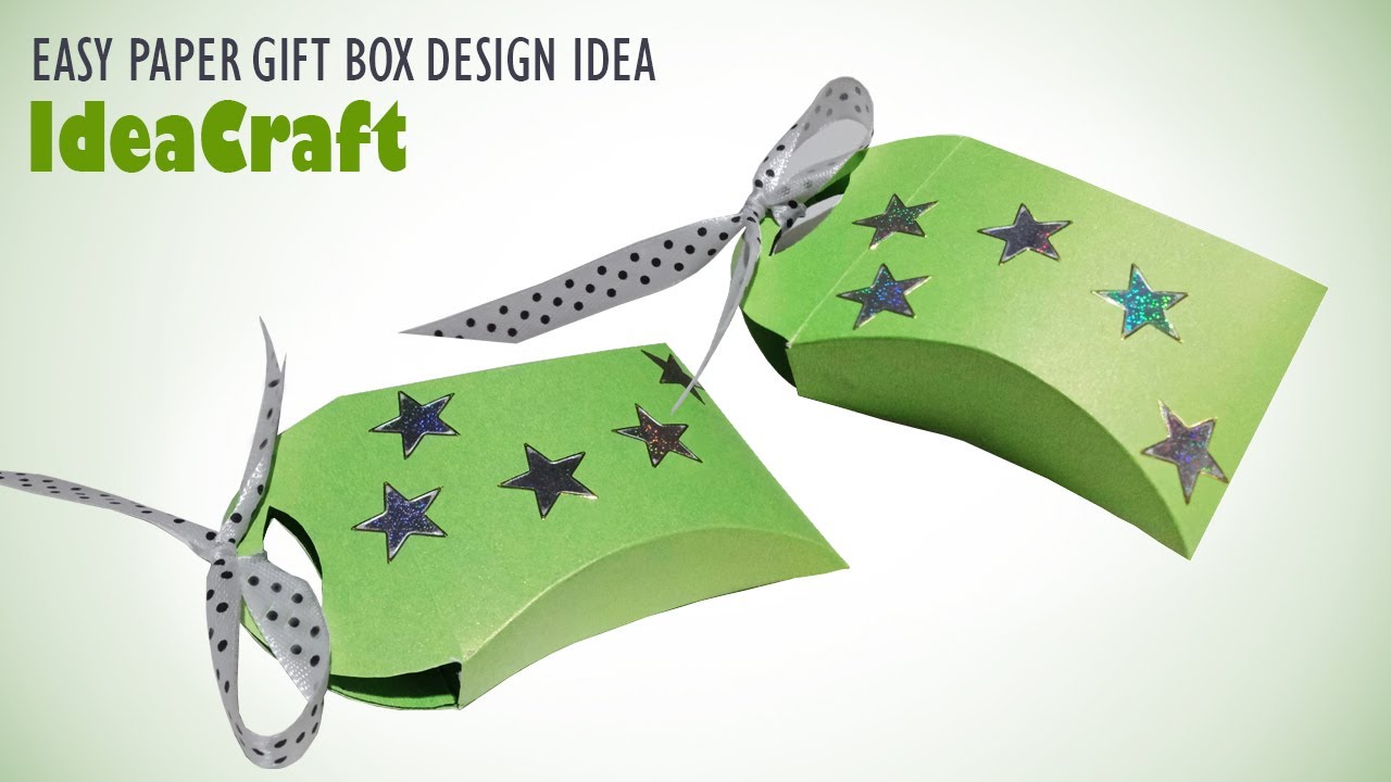 your own paper gift box diy tutorial making easy at home in 10 minutes ...
